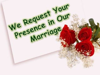 Marriage Presentation | PPT