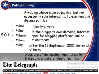 POLITICAL BLOG | PPT