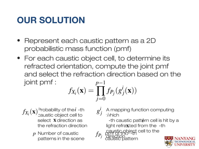 Caustic Object Construction Based on Multiple Caustic Patterns | PPT