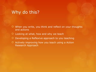 Being a Reflexive Teacher | PPT