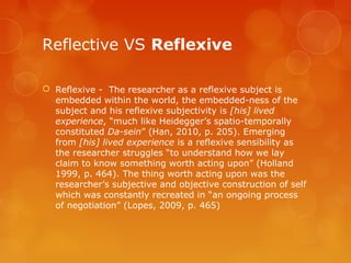 Being a Reflexive Teacher | PPT
