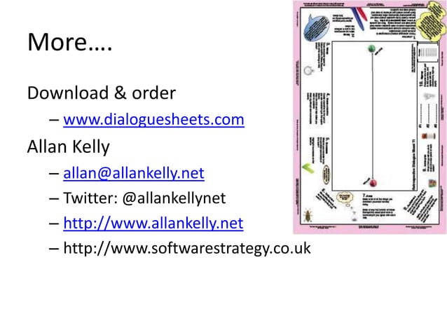 Retrospective Dialogue Sheets | PPT