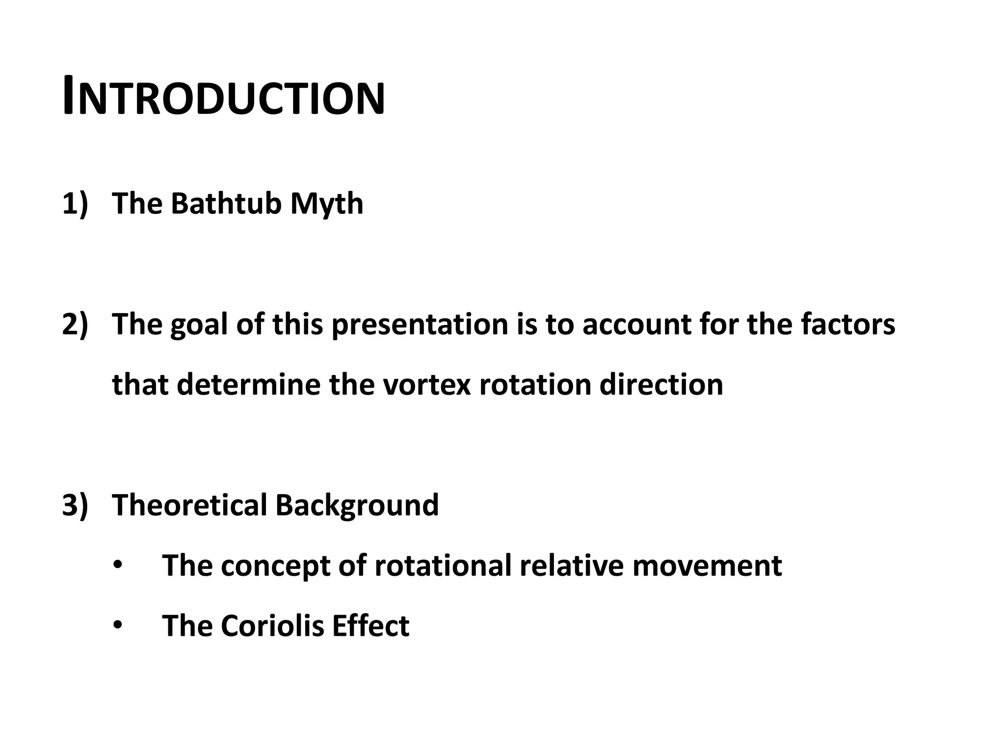 Bathtub vortex myth & Corilois effect | PDF