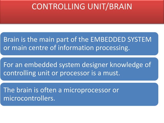 Basics Of Embedded Systems | PPT