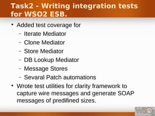 My internship presentation at WSO2 | PDF