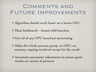 CUDA based Iris Detection based on Hough Transform | KEY
