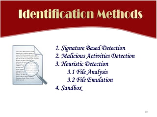 Signature based virus detection and protection system | PPT