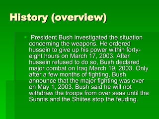 war in iraq | PPT