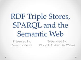 RDF Seminar Presentation | PPT