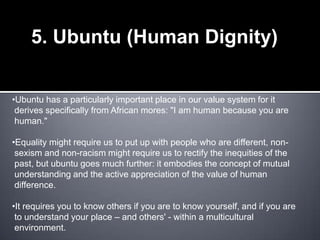 Constitutional Values | PPTX