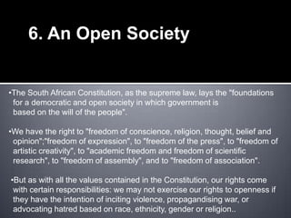 Constitutional Values | PPTX