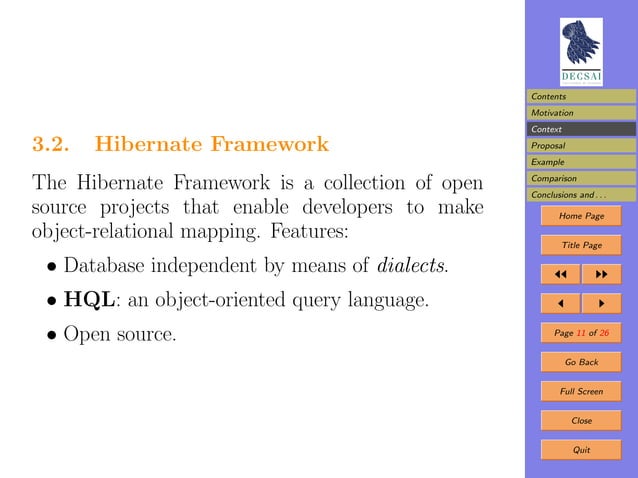 Generalised fuzzy types and querying.Implementation within the Hibernate Framework | PPT