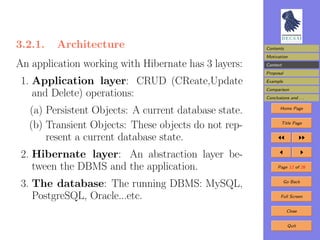 Generalised fuzzy types and querying.Implementation within the Hibernate Framework | PPT
