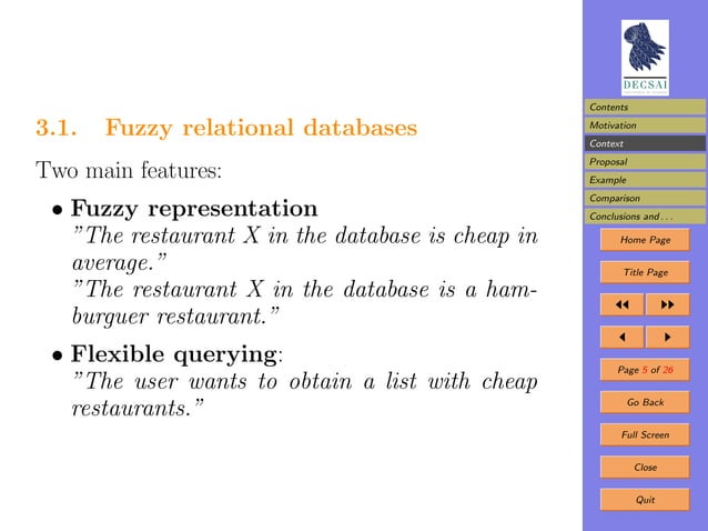 Generalised Fuzzy Types And Queryingimplementation Within The Hibernate Framework Ppt
