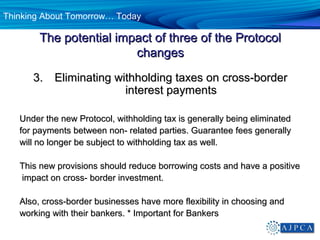 Presentation- Cross Border tax | PPT