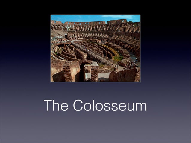 the colosseum | PDF