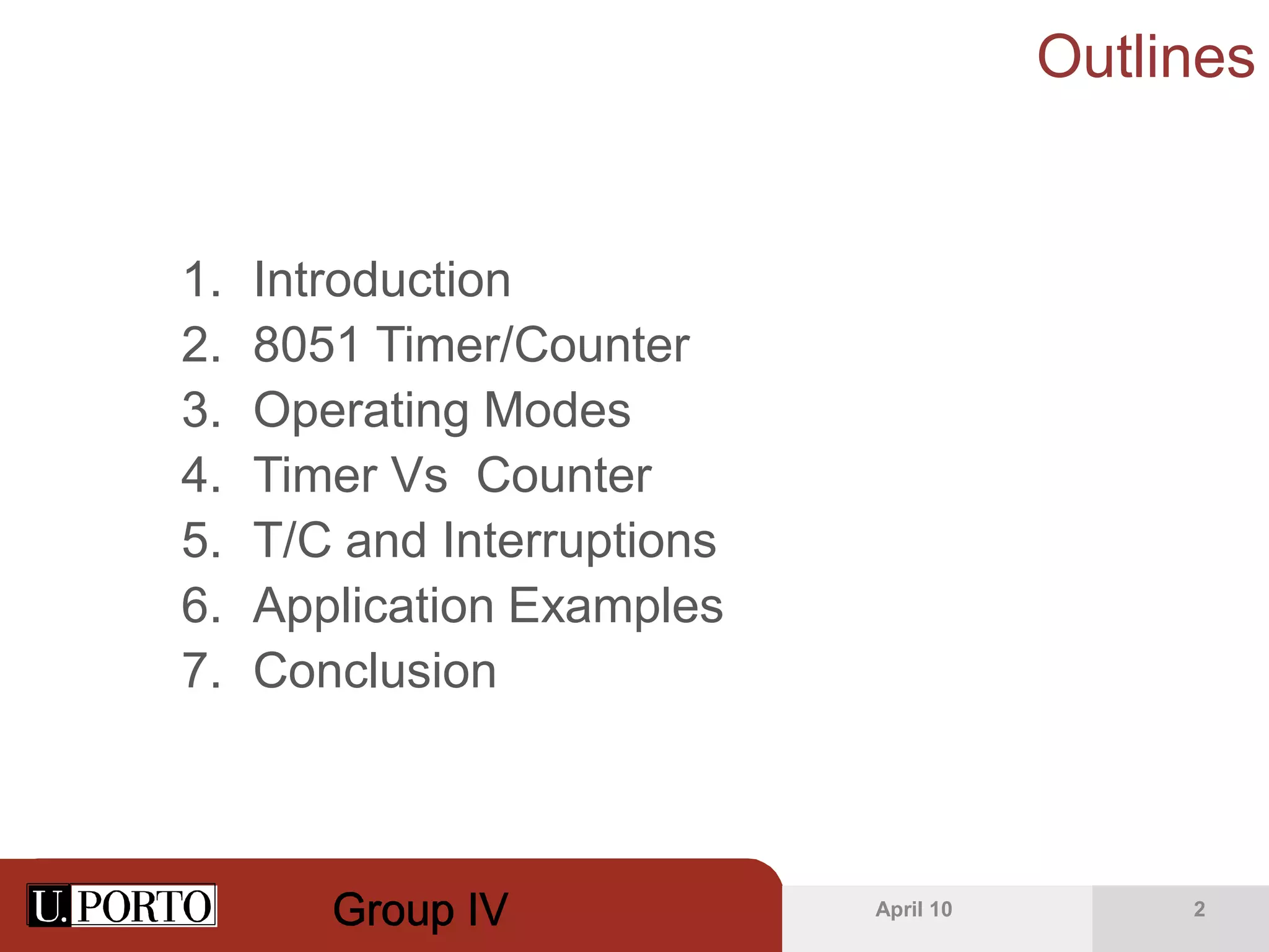 8051 Timers / Counters | PDF
