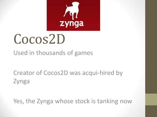 Cocos2d for beginners | PPT