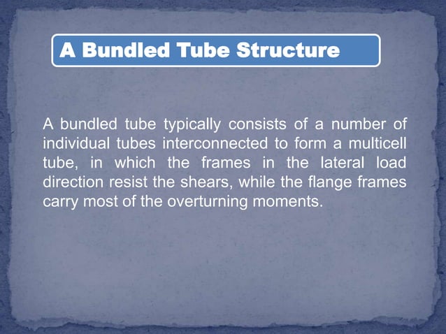 Bundled Tube Structural System | PPTX | Civil Engineering Industry ...