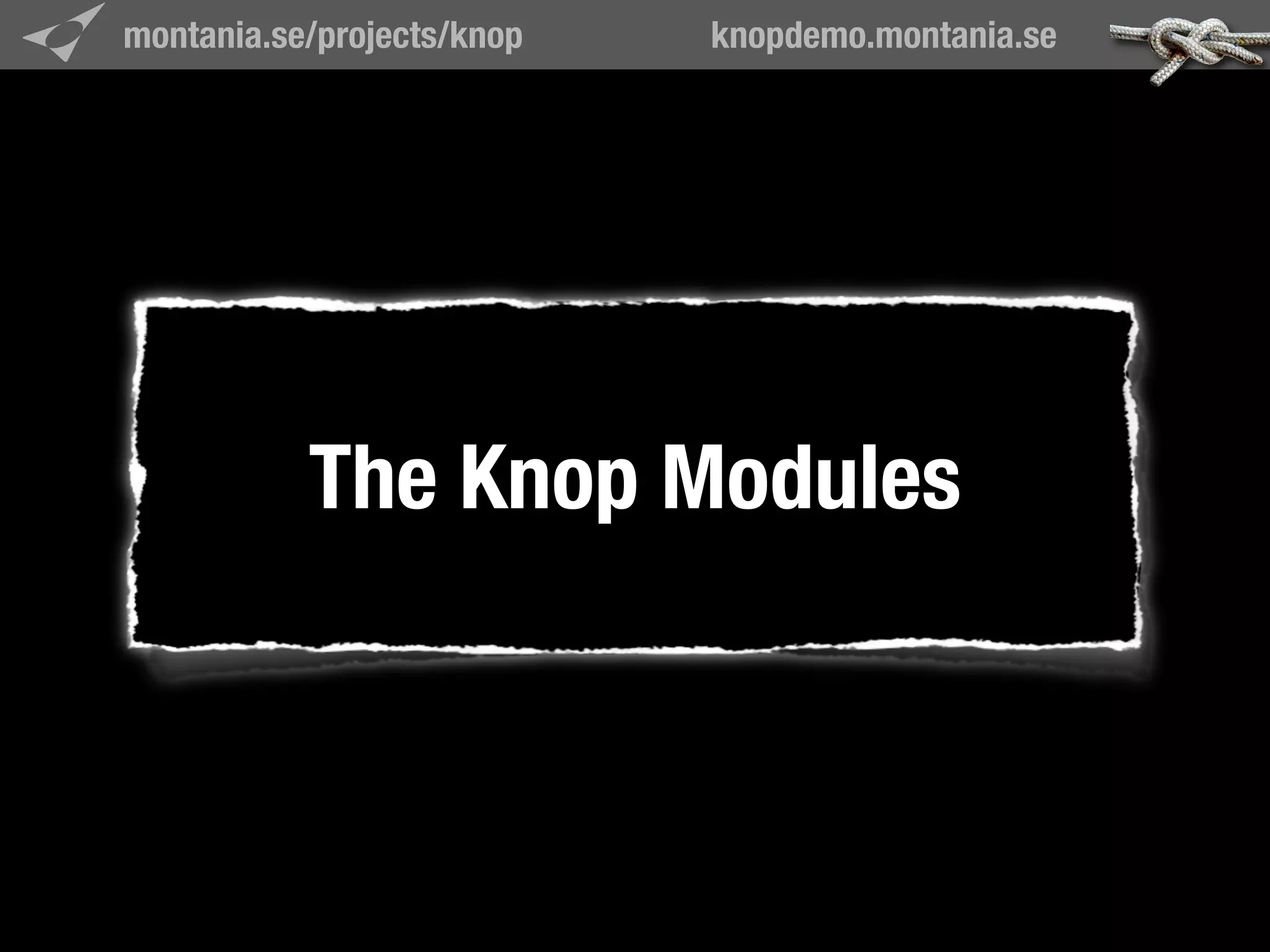 Knop Framework | PPT