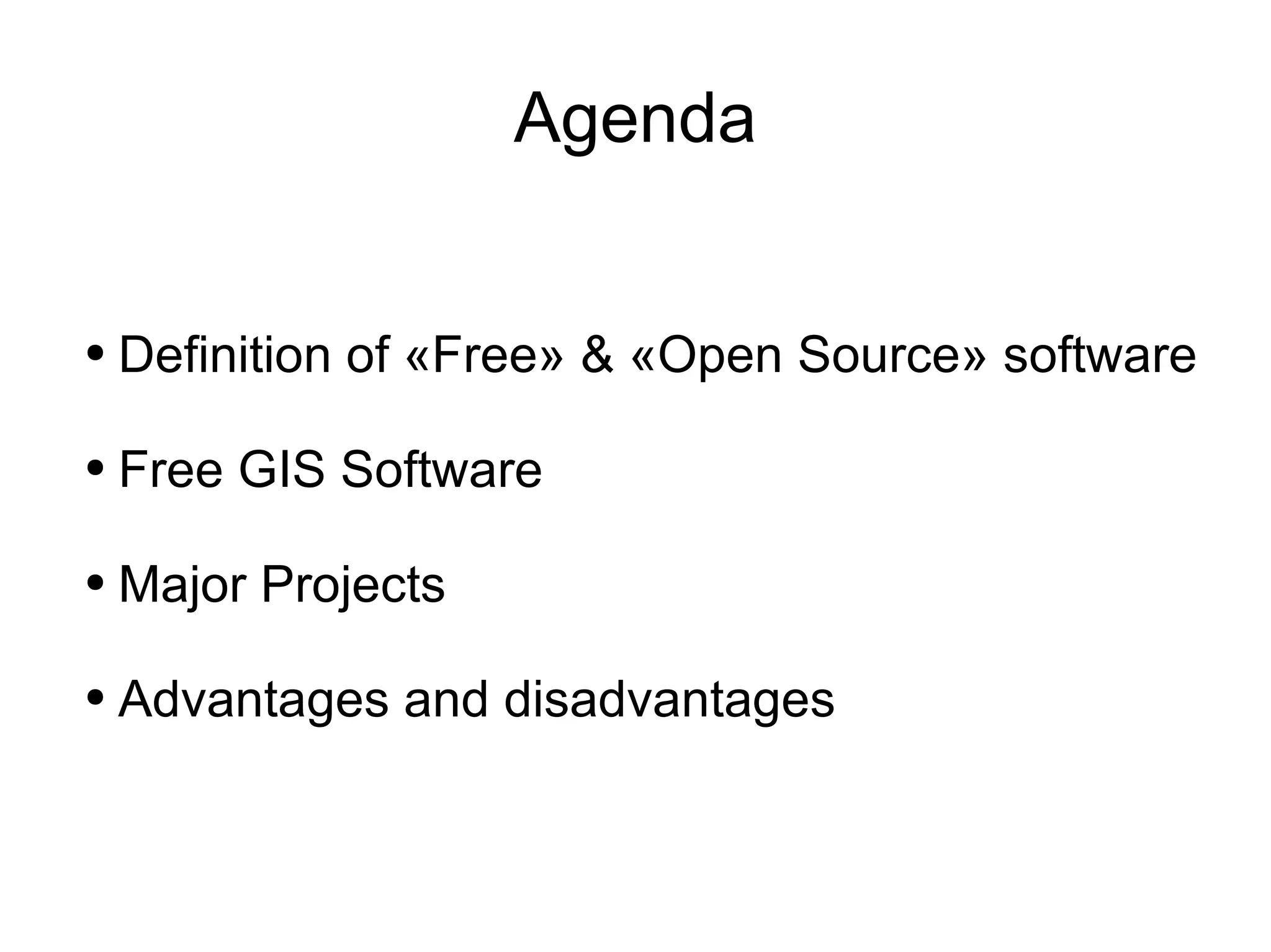 FOS Desktop GIS | ODP