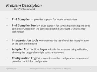 Modeling Environment for Product Configuration in an ERP System | PPT