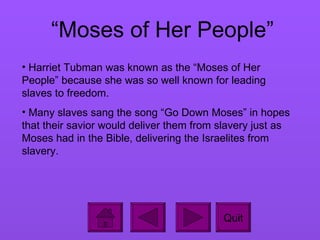 Interactive Powerpoint on Harriet Tubman | PPT | Crime & Harmful Acts ...