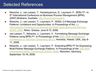Formalizing Message Exchange Patterns using BPEL light | PPT