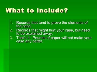 Effective Use of Medical Records in Administrative Hearings | PPT