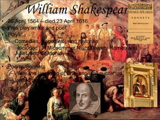 Renaissance/Shakespeare | PPT
