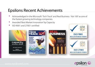 Epsilon Presentation | PPT
