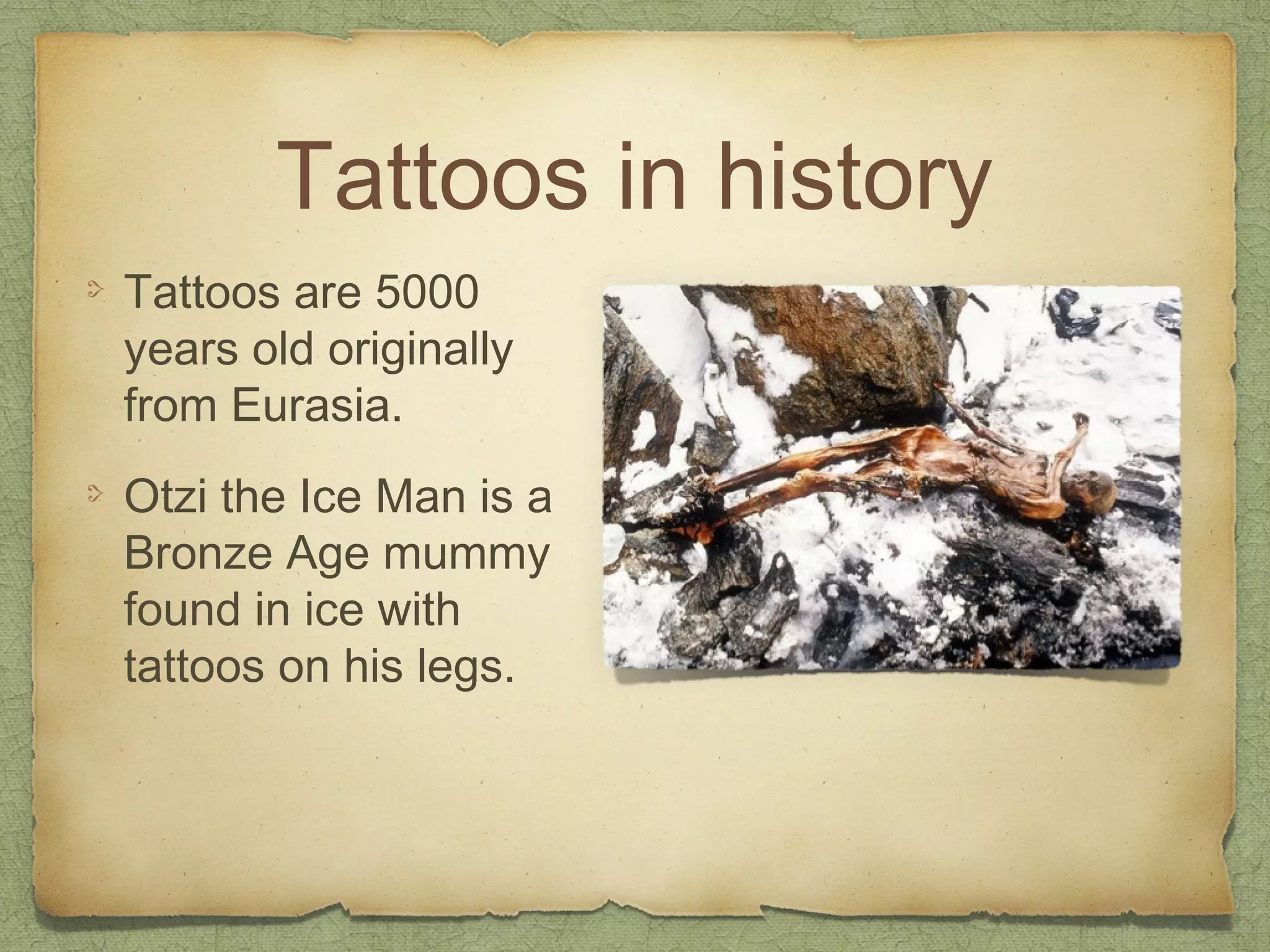 All About Tattoos | PPT
