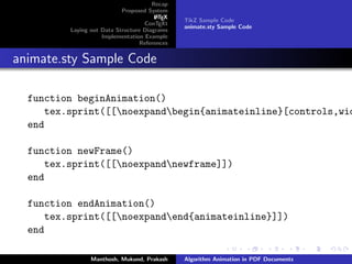 Animations On PDF Using Lua and LaTeX | PDF