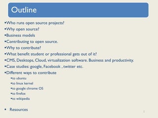 Contributing to Open Source | PDF | Operating Systems | Computer Software and Applications