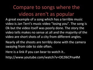 Presentation on music video's and their importance | ODP
