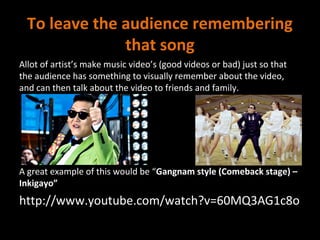 Presentation on music video's and their importance | ODP