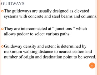 Personal Rapid Transit System | PPTX