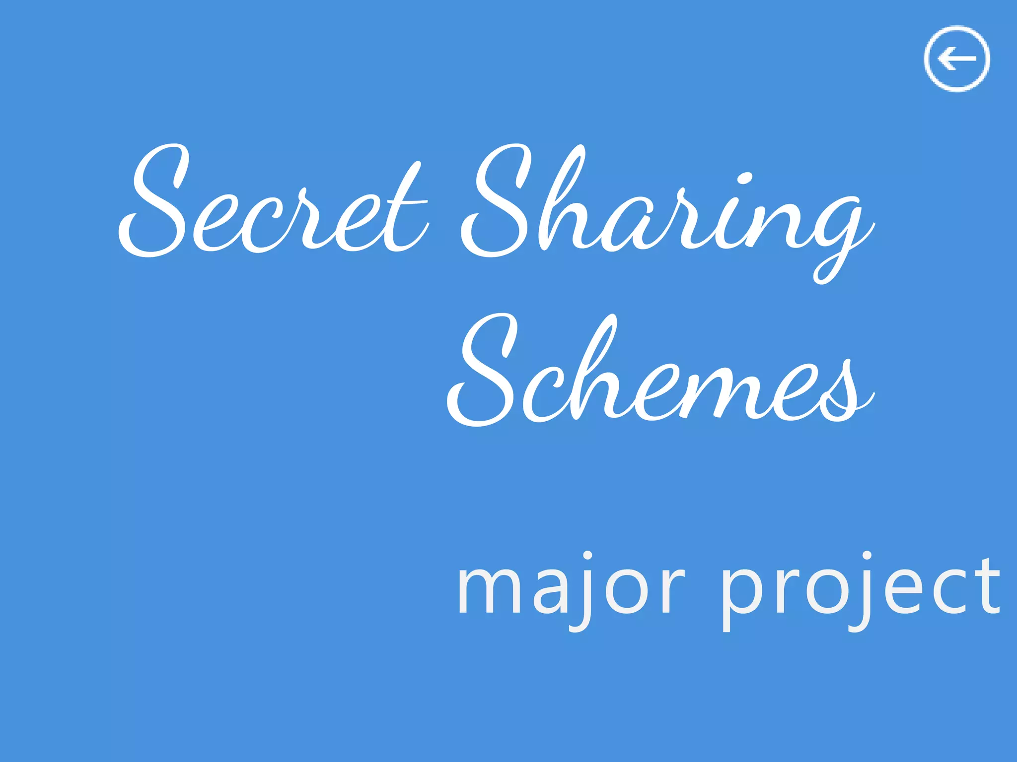 secret sharing schemes | PPTX