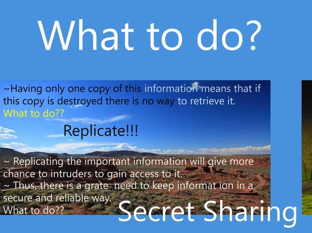secret sharing schemes | PPT