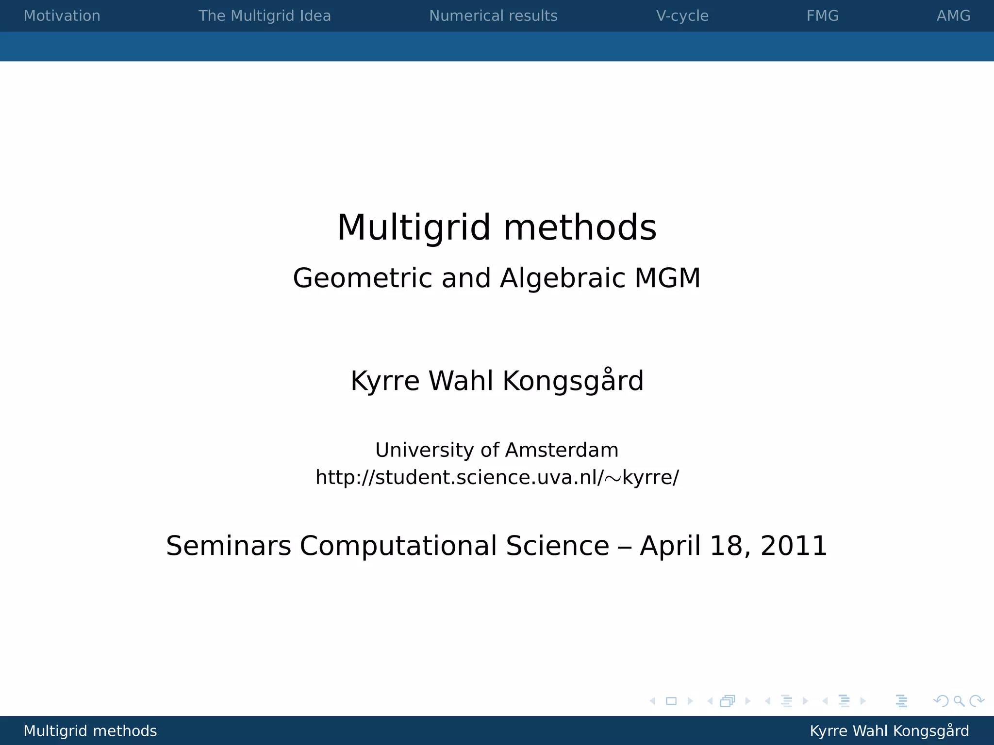 Multigrid Methods | PDF