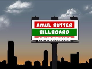 Amul Billboard Case Solution | PPT