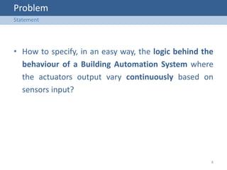 Specifying the behaviour of building automation systems | PPT