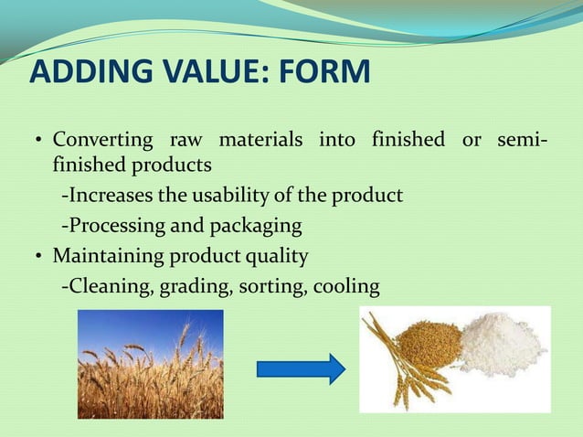 value addition and processing of agri-products | PPTX