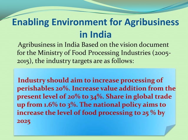 value addition and processing of agri-products | PPTX