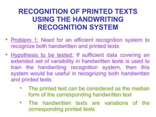 Reducing Language Barriers for Tourists Using Handwriting Recognition ...