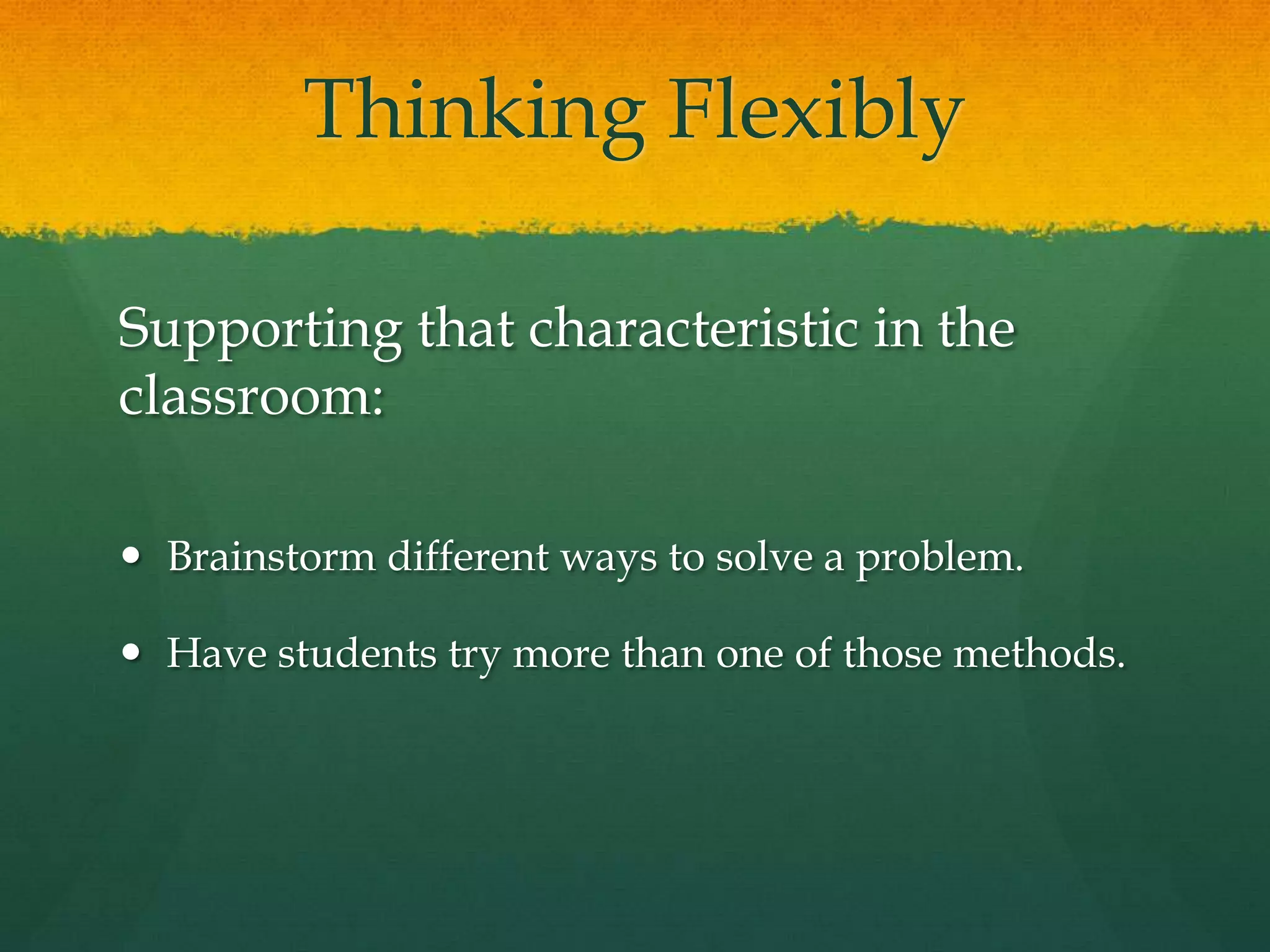 Characteristics of Intelligent Behavior Presentation | PPT