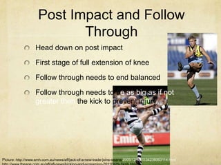 Fundamental Movement Pattern of an AFL Kick | PPTX