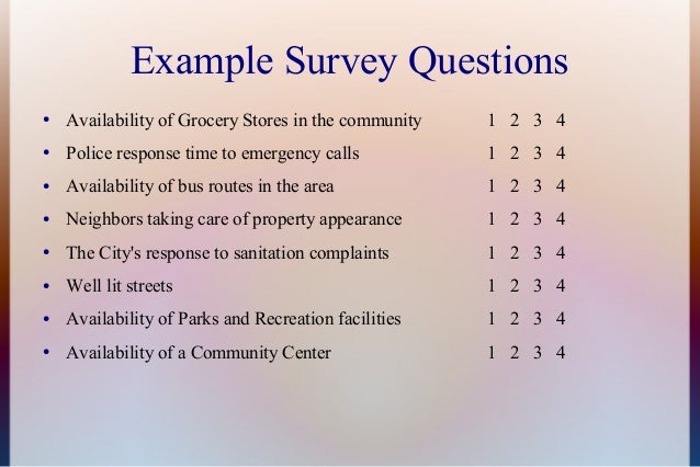 Mapping your Community's Needs