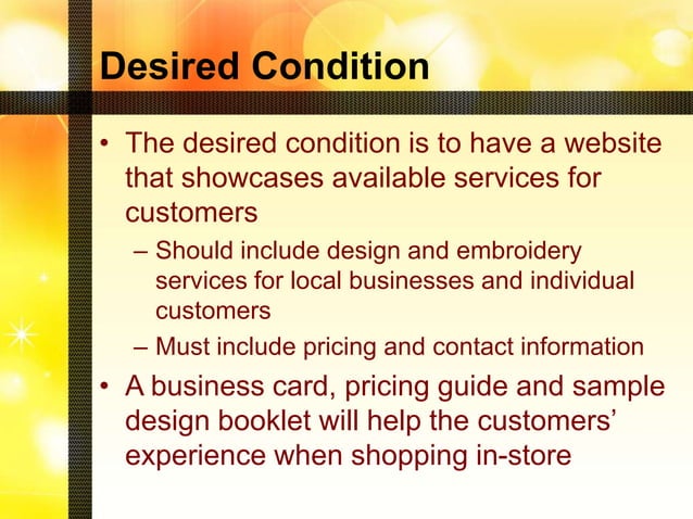 Final Client Project Presentation | PPTX