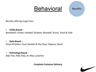 NIKE - Segmentation & Targeting | PPTX